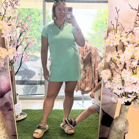 Polo Ralph Lauren | Dresses | Turquoise Tiffany Blue Polo Tshirt Dress ...